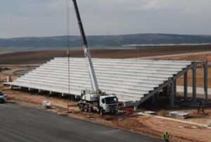 Gradin préfabriqué béton | Gilva | Fabrication et pose